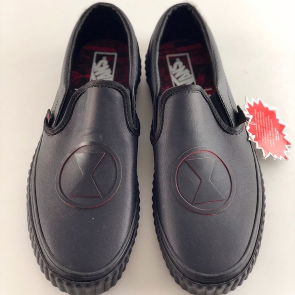 Vans | Shoes | Vans Authentic Classic Slipon Marvel Black Widow | Poshmark